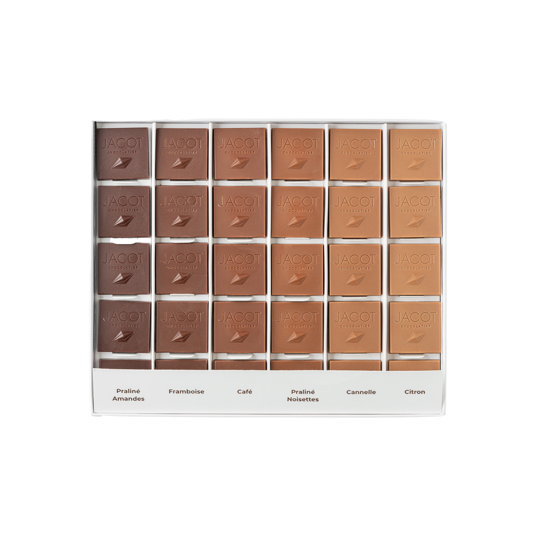 Jacot Haute Chocolaterie Suisse - Nuances – 30 pièces – 150g